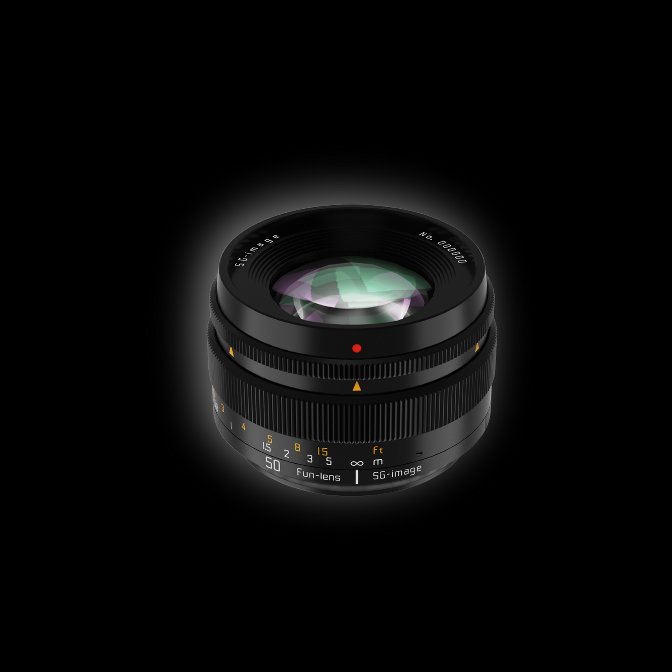 SG-image MF 50mm f1.8 Full Frame Lens With Shaped Aperture