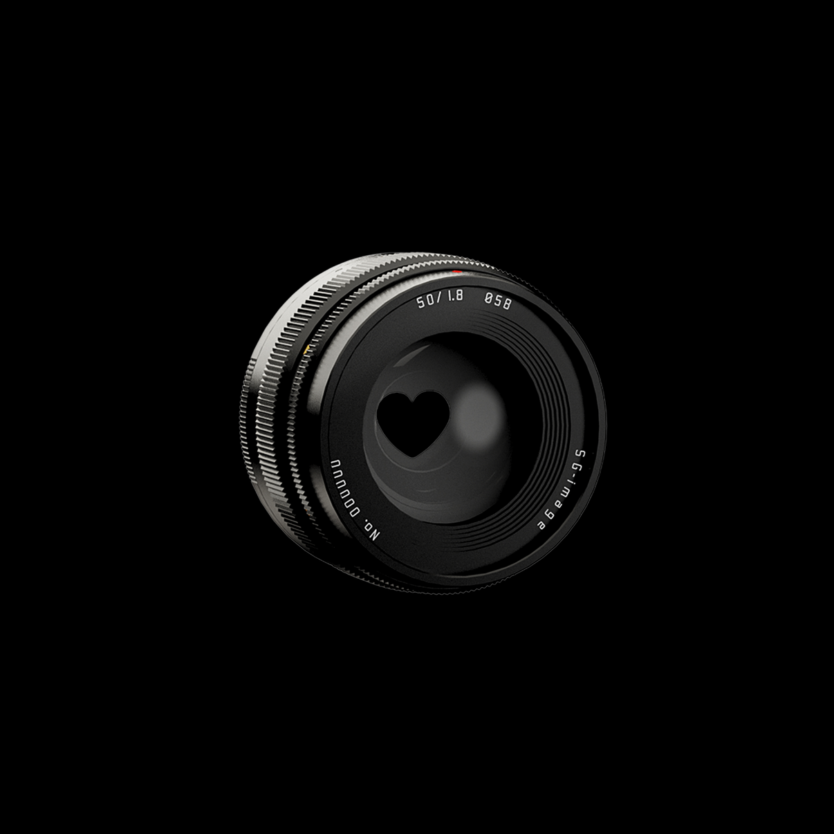SG-image MF 50mm f1.8 Full Frame Lens With Shaped Aperture